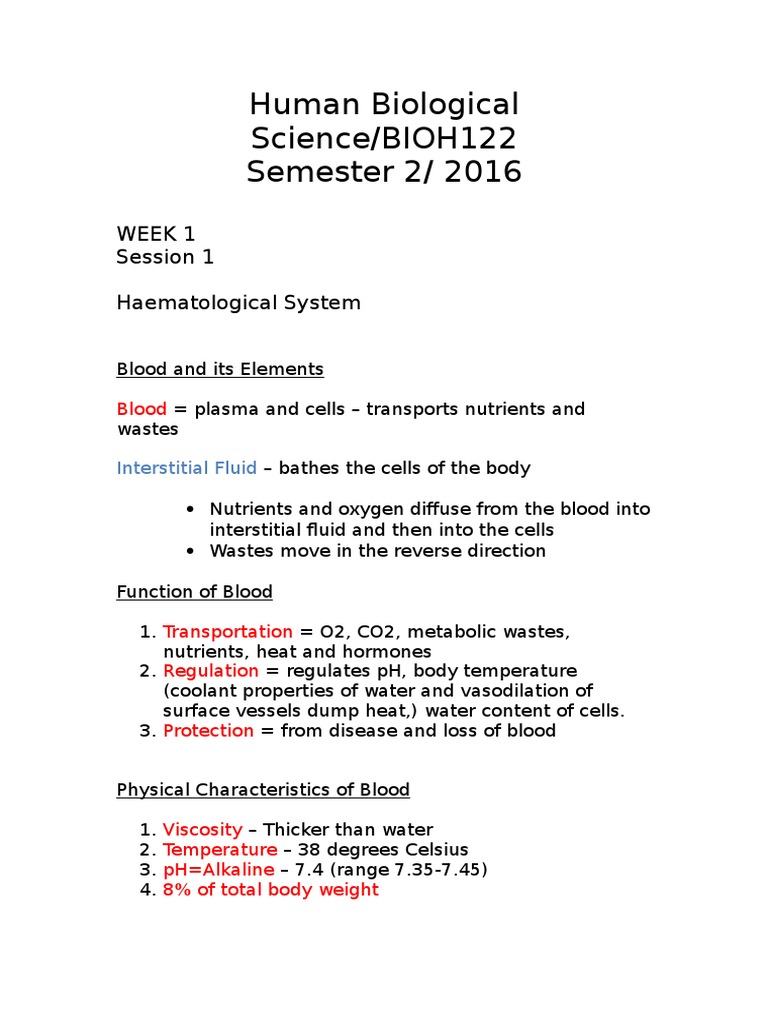 Human Biological Science | PDF