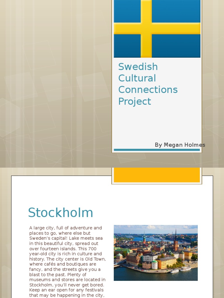 Swedish Cultural Connections Project | PDF | Sweden