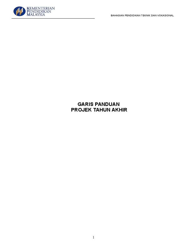 Format Laporan Projek Tahun Akhir | PDF Format Laporan Projek Tahun Akhir | PDF