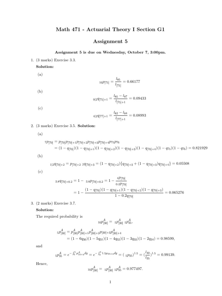 Assignment 5 Solution Pdf