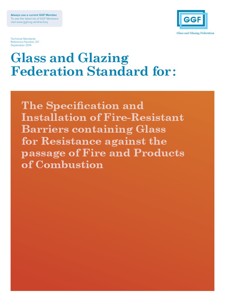 Glass and Glazing Federation Standard For | PDF | Safety ...
