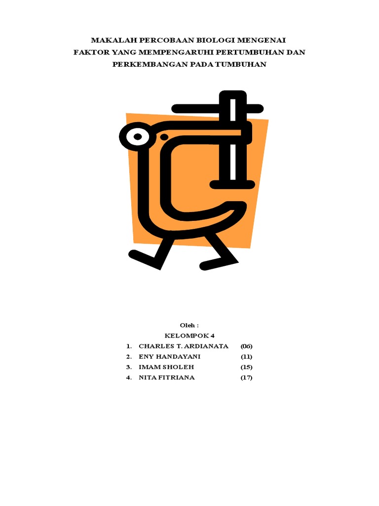 Makalah Percobaan Biologi | PDF