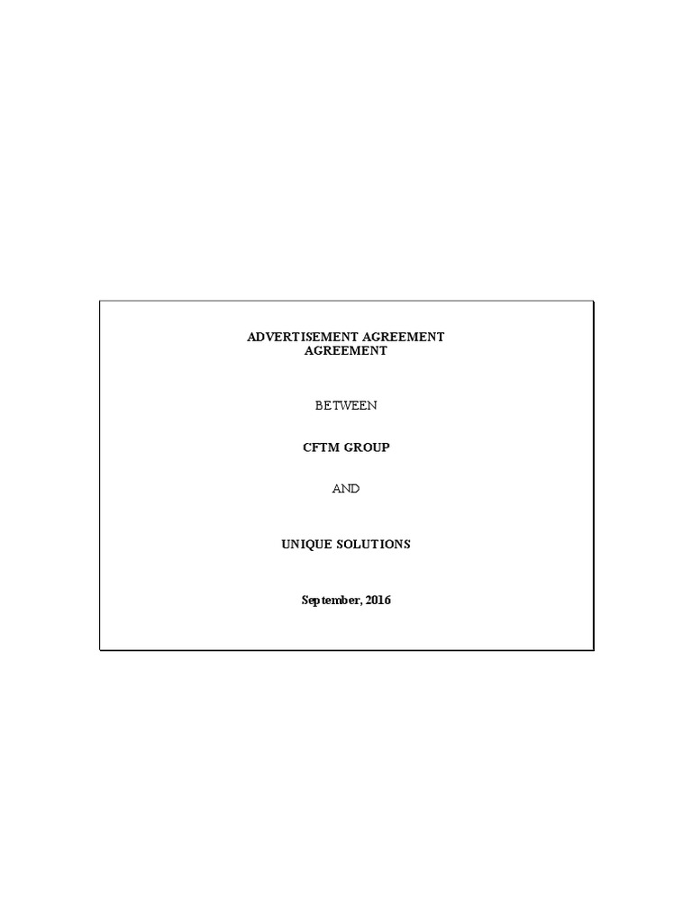 September 2016 Agreement Unique - CFTM | PDF | Airport | Arbitral Tribunal