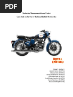 Royal Enfield Report | PDF | Vehicles | Vehicle Technology