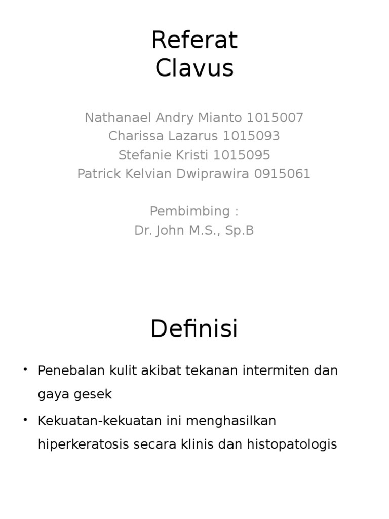 Clavus | PDF
