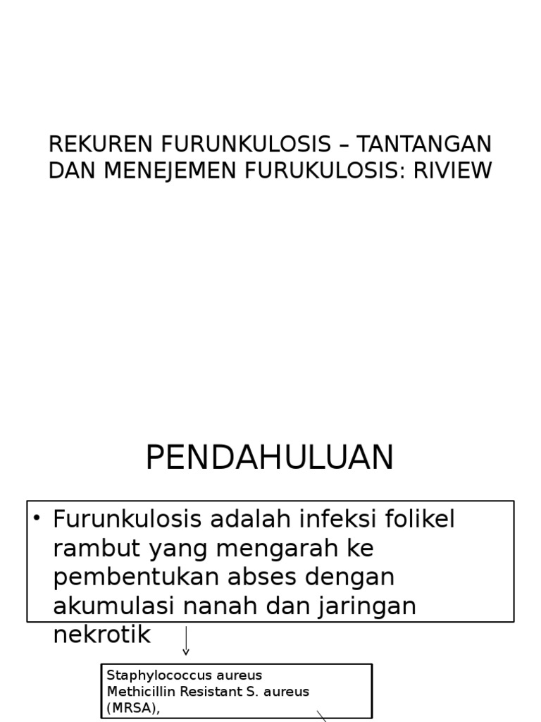Furunkulosis | PDF
