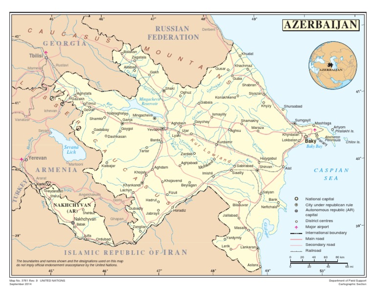 Azerbaijan Map | PDF