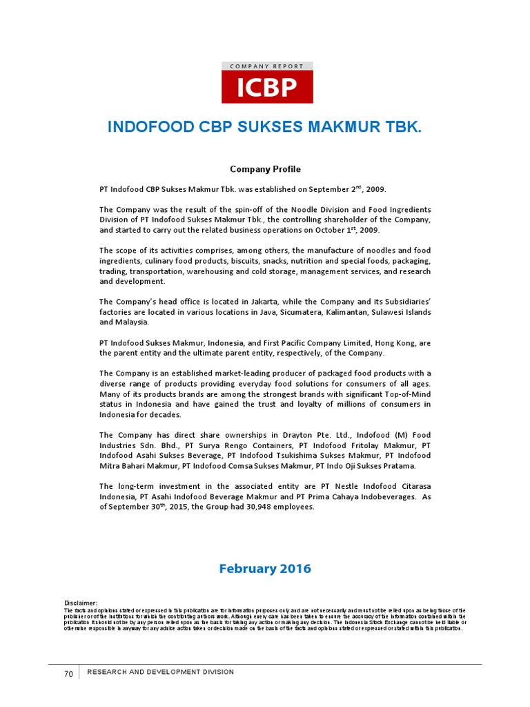 Icbp PDF | PDF | Revenue | Expense