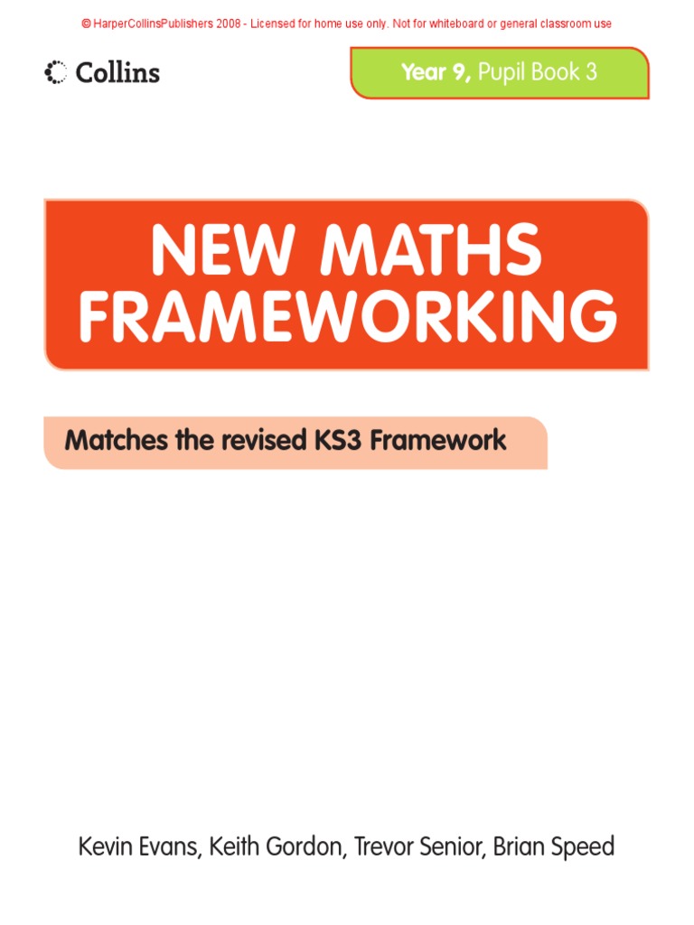 Year 9 Text Book | PDF | Fraction (Mathematics) | Percentage