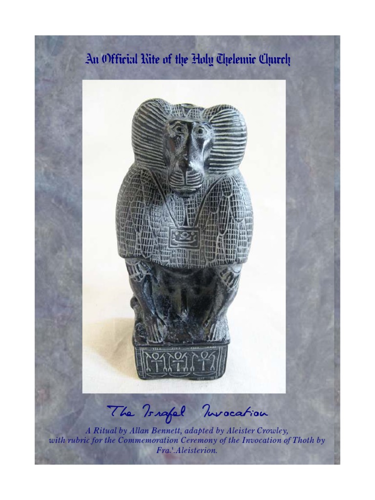 The Israfel Invocation | PDF | Thelema | Aleister Crowley