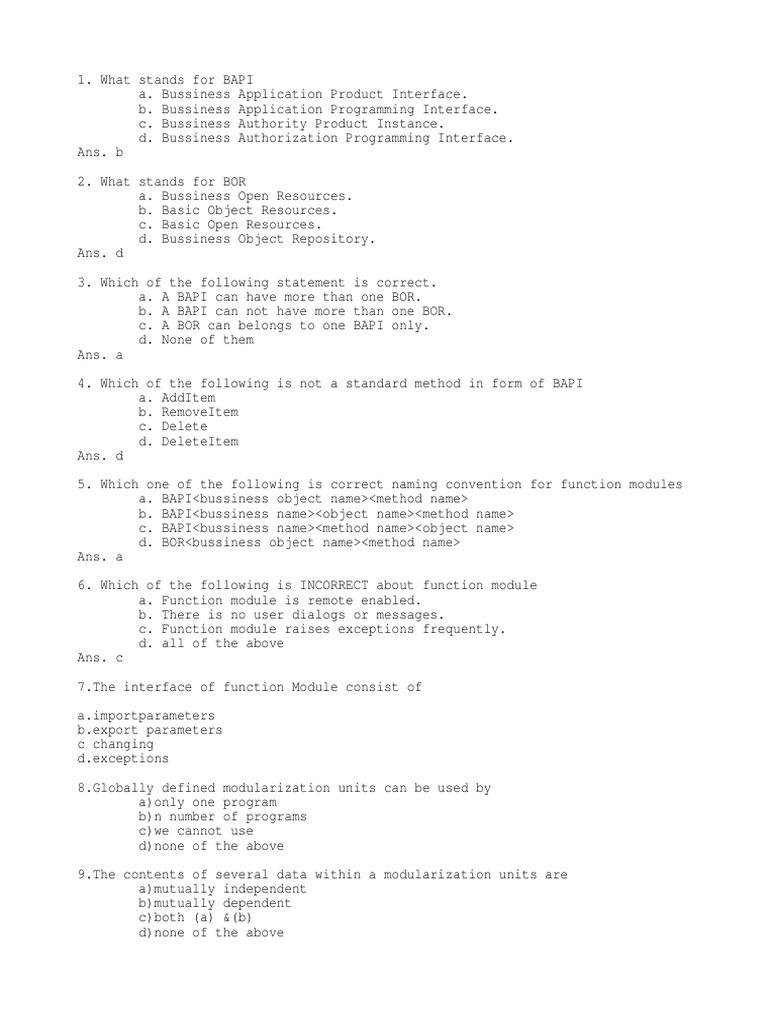 Modularization MCQs | PDF | Subroutine | Method (Computer Programming)