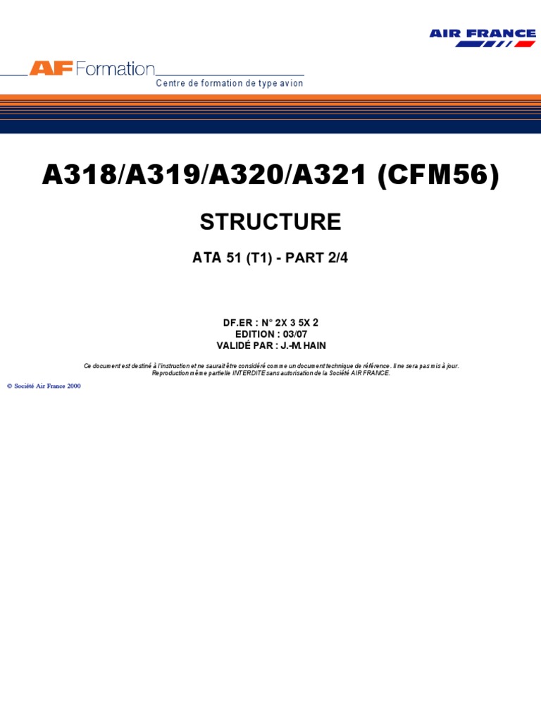A318/A319/A320/A321 (CFM56) : Structure | PDF | Flap (Aeronautics ...