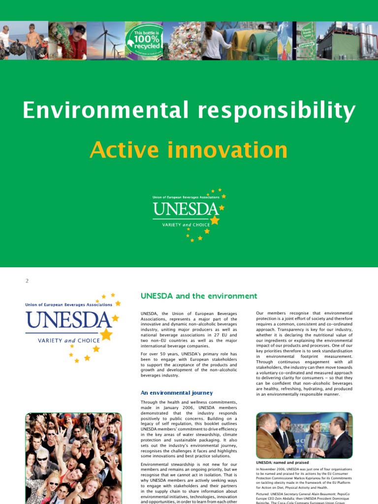 Environmental Responsibility | PDF | Recycling | Cogeneration
