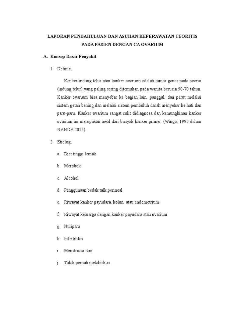 LP CA Ovarium | PDF