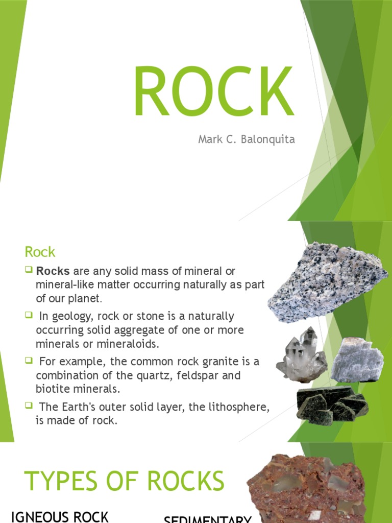 Rock | PDF | Rock (Geology) | Igneous Rock