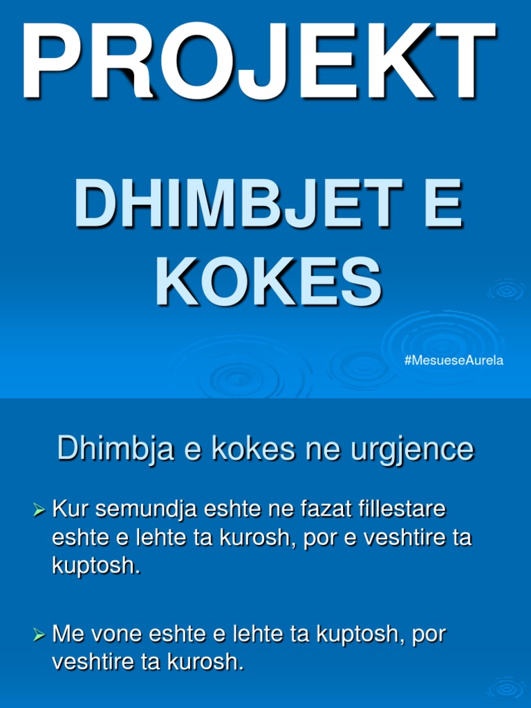 Dhimbja e Kokes !!!! | PDF