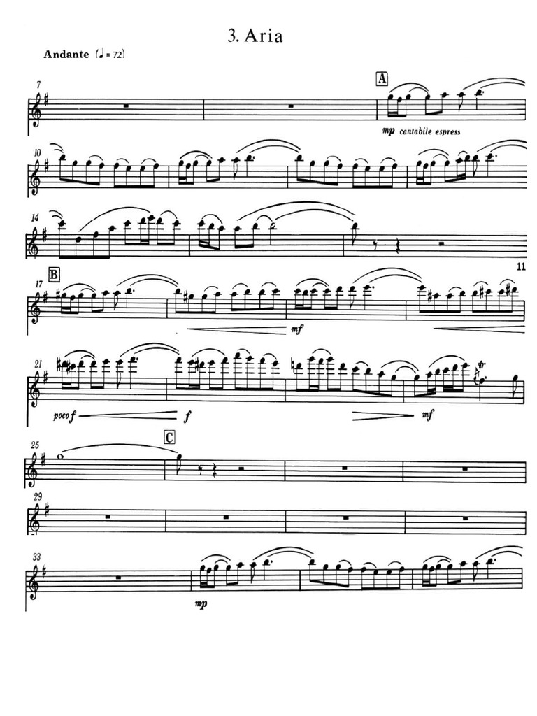 Suite Antique John Rutter Aria