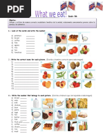 Homework #4 - Food Vocabulary | PDF | Western Cuisine | Regional ...