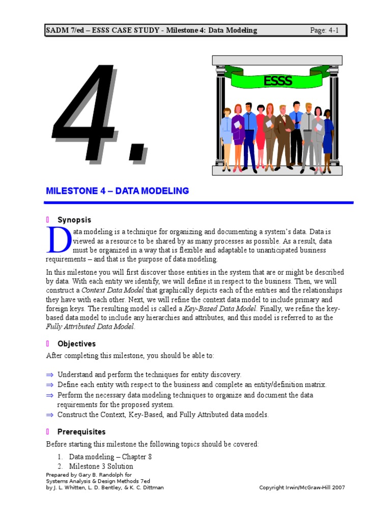 Case Study ESSS - Milestone 04 Data Modeling | PDF | Data Model | Payroll