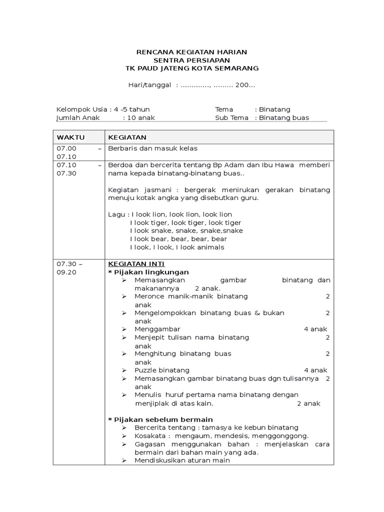 CONTOH RKH SENTRA PERSIAPAN PAUD.docx