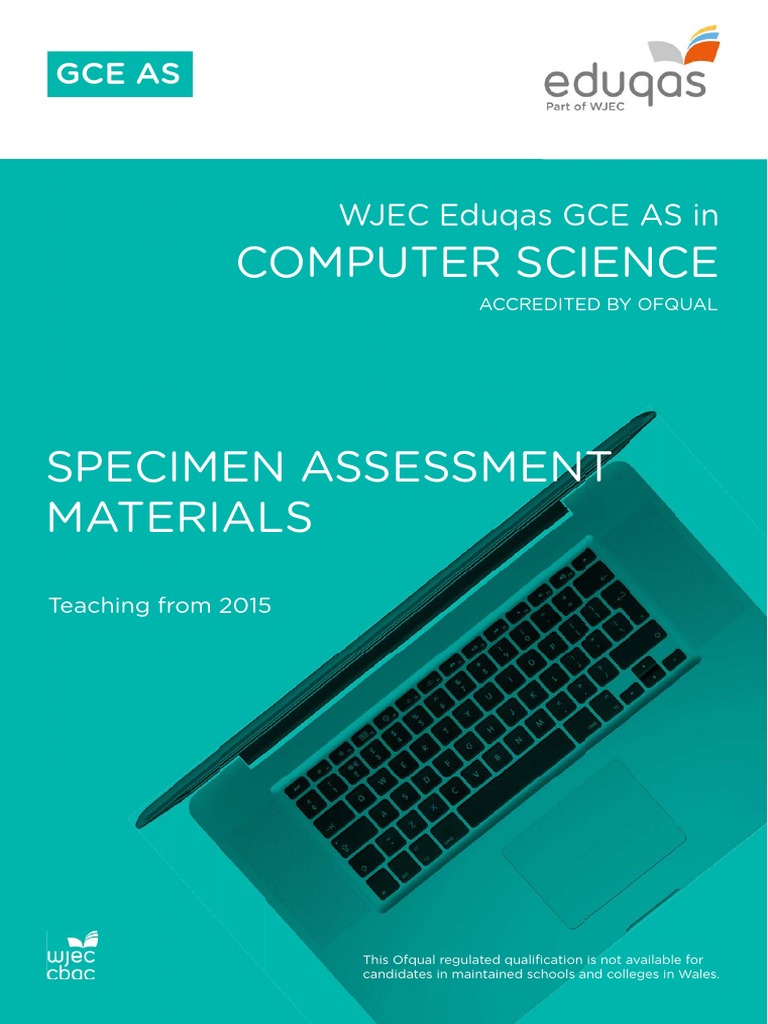 Wjec Eduqas As Computer Science SAMS Formatted | PDF | Source Code | Computer Program