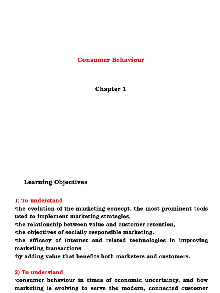 Understanding Consumer Behaviour: An Introduction to Key Concepts and ...
