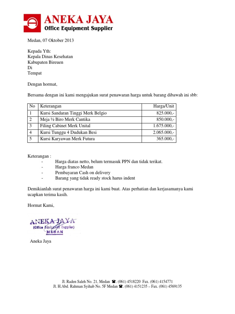 Pt. Aneka Jaya PDF | PDF