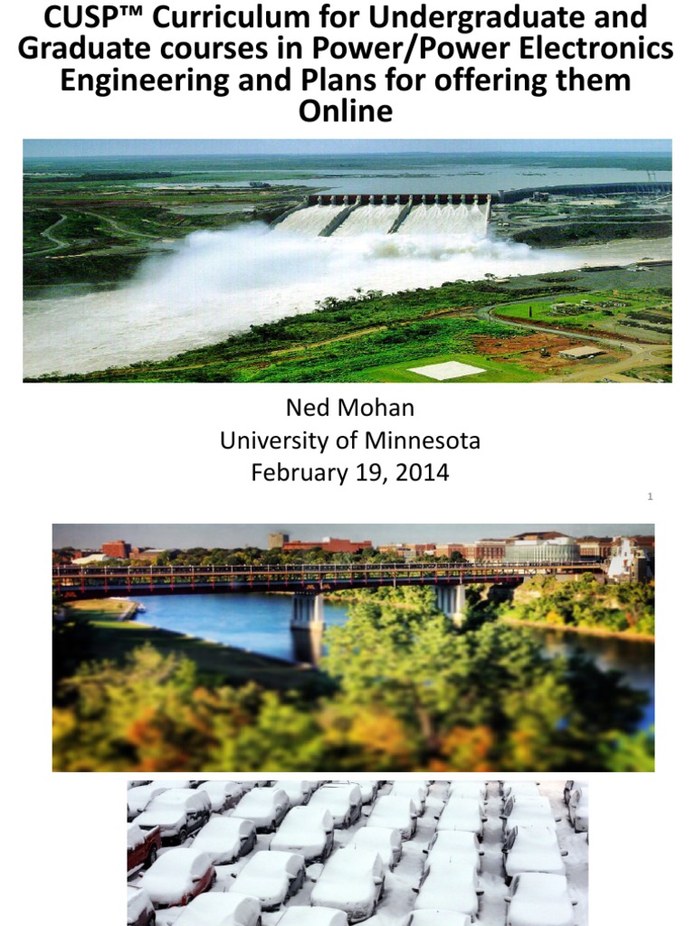 Ned Mohan University of Minnesota February 19, 2014 | PDF | Electric ...