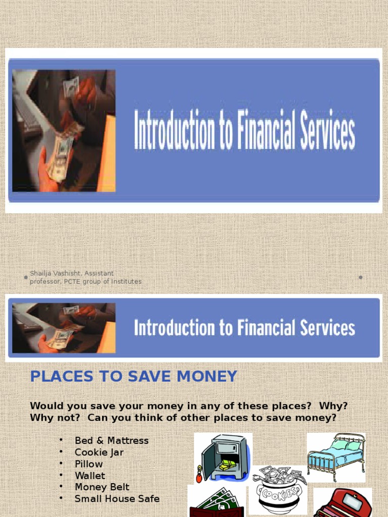 Introduction To Financial Services | PDF | Financial Markets | Banks