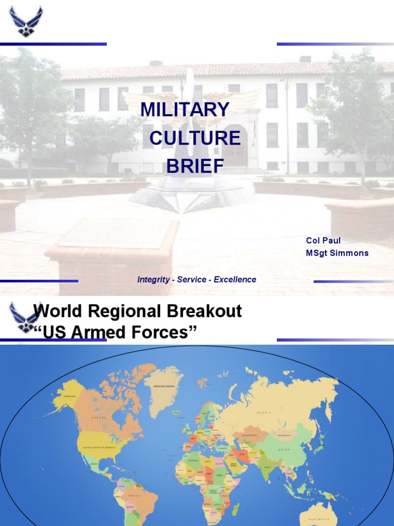 Military Culture Brief Oct 21 2014 | Download Free PDF | Officer (Armed ...
