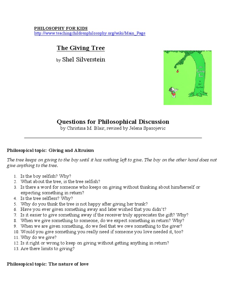 Philosophy For Kids | PDF | Altruism | Objectivism (Ayn Rand)