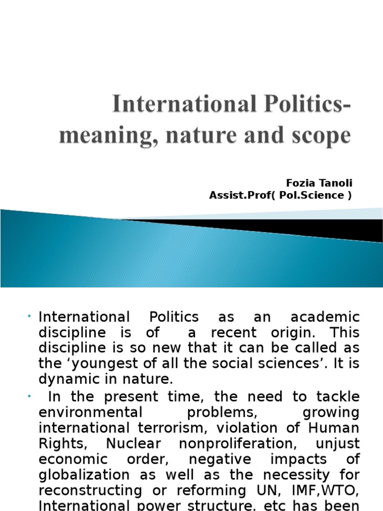 Internationalism Definition