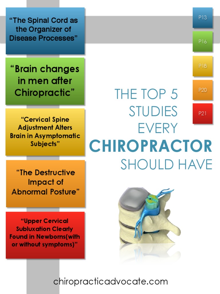 5 Studies Every Chiropractor Should Have | PDF | Chiropractic | Medicine