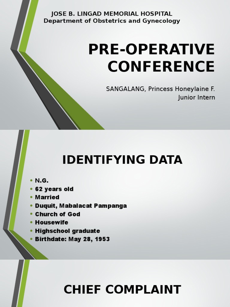 Case Pres | PDF | Uterus | Diseases And Disorders