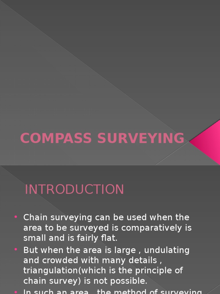 Compass Surveying | PDF | Compass | Surveying