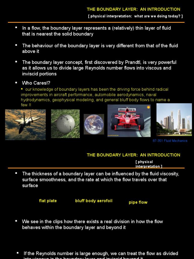 Lecture 7 Introduction To Boundary Layer Concepts-2 | PDF | Boundary Layer | Fluid Dynamics