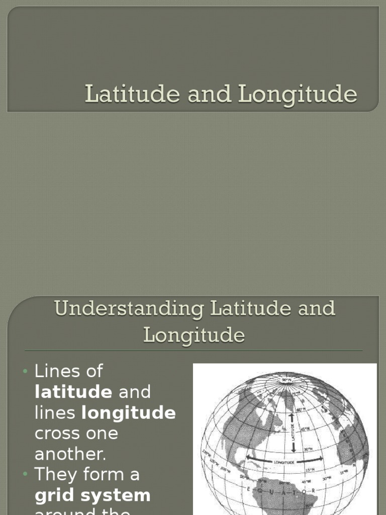 Latitude and Longitude Basic | PDF | Longitude | Latitude