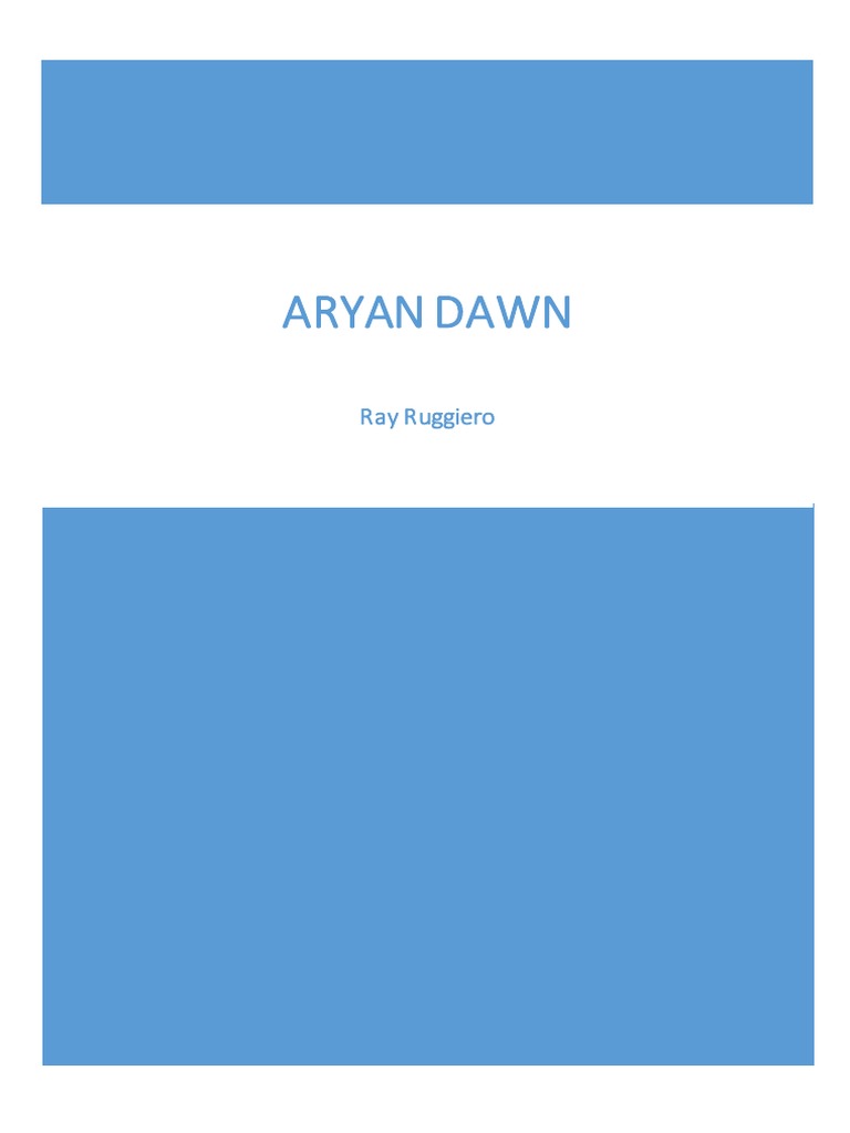 Aryan Dawn - Aryan Race Story | PDF | Neanderthal | Homo