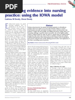 ACE Star Model | PDF | Evidence Based Practice | Educational Assessment