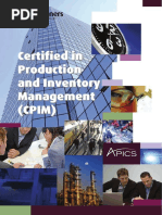 CPIM Part 01 | PDF