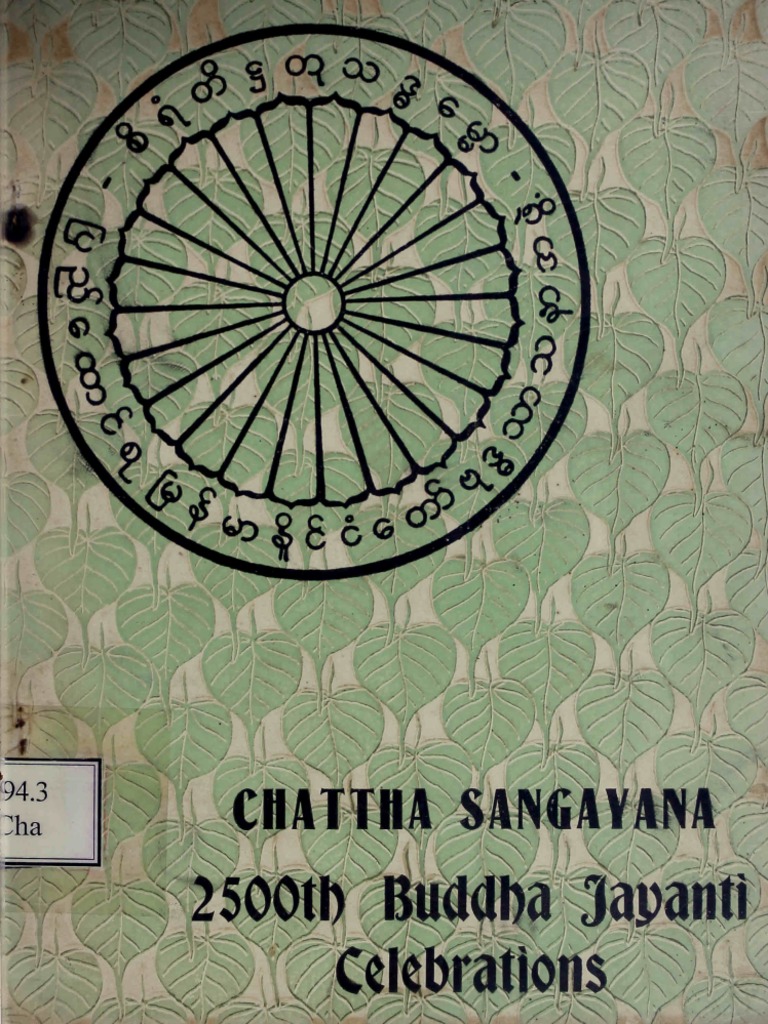 Chattha Sangayana 2500th Buddha Jayanti Celebrations | PDF ...