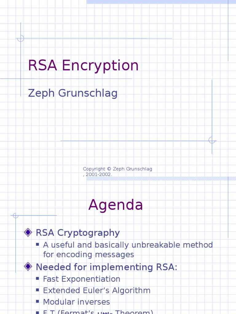 RSA Cryptography | Cryptography | Prime Number | Free 30-day Trial | Scribd
