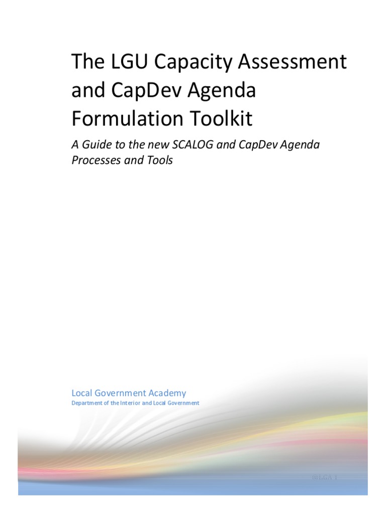 A Guide To The New SCALOG and CapDev Agenda | PDF | Capacity Building ...