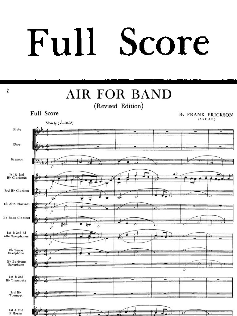 Air For Band - Score0001 | PDF