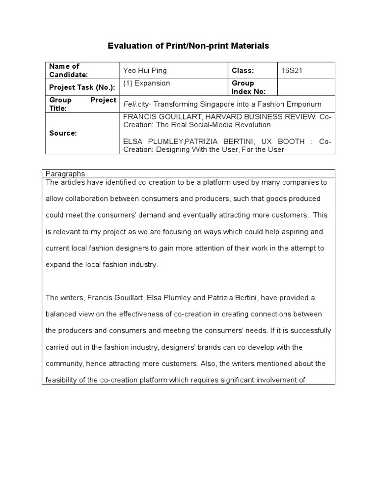 EoM Template | PDF | Fashion | Digital Marketing