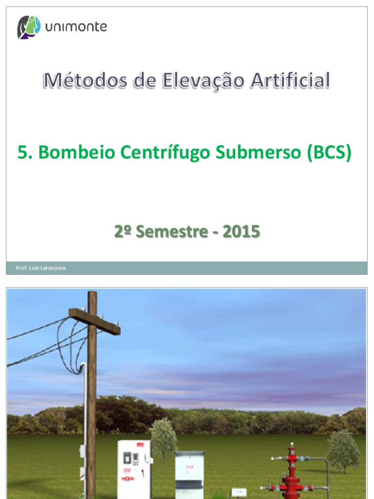 Bombeio Centrífugo Submerso | PDF | Pressão | Eletricidade