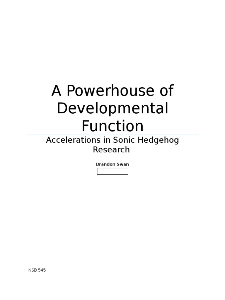 Dev Neuro Paper | PDF | Biological Processes | Life Sciences