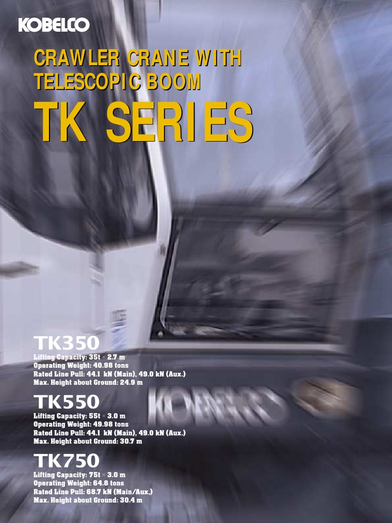 TK Series | PDF | Crane (Machine) | Equipment