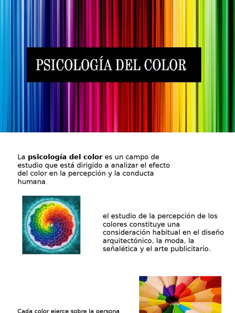 Psicologia Del Color | PDF