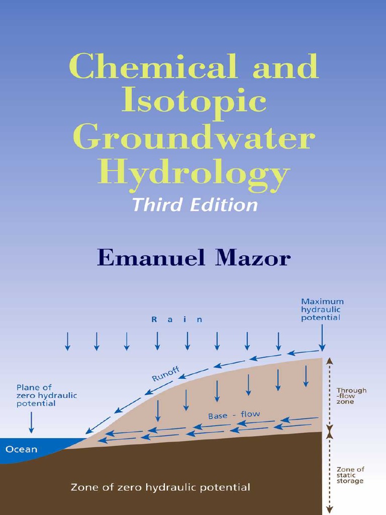 Chemical and Isotopic Groundwater Hydrology PDF | PDF